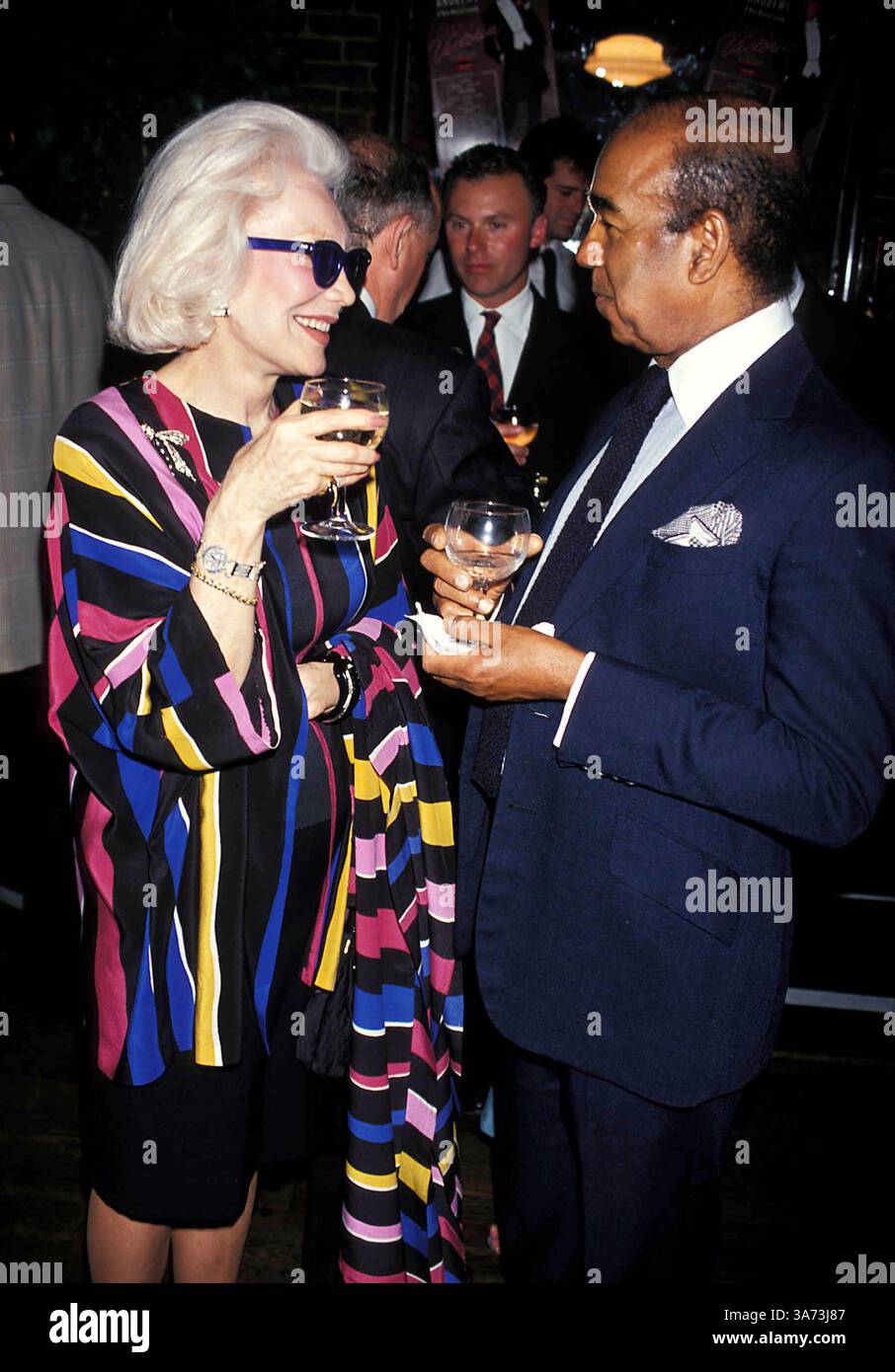 June 19, 1995, New York, USA: BOBBY SHORT and ANN SALTER at the 'Victor ...