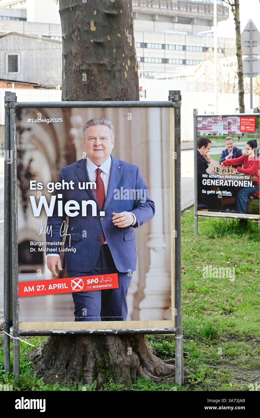 Vienna, Austria. March 26, 2025. Vienna municipal and district council ...