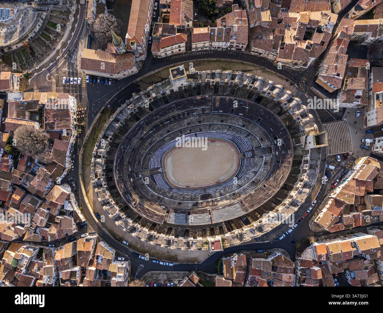 Aerial view roman arena in hi-res stock photography and images - Alamy