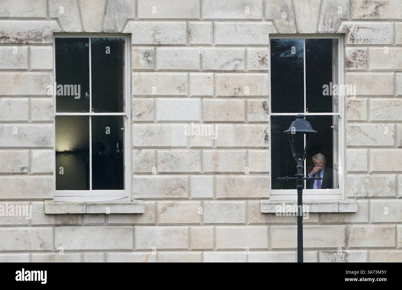 Michael Lowry in Leinster House, Dublin, the Independent TD who was ...