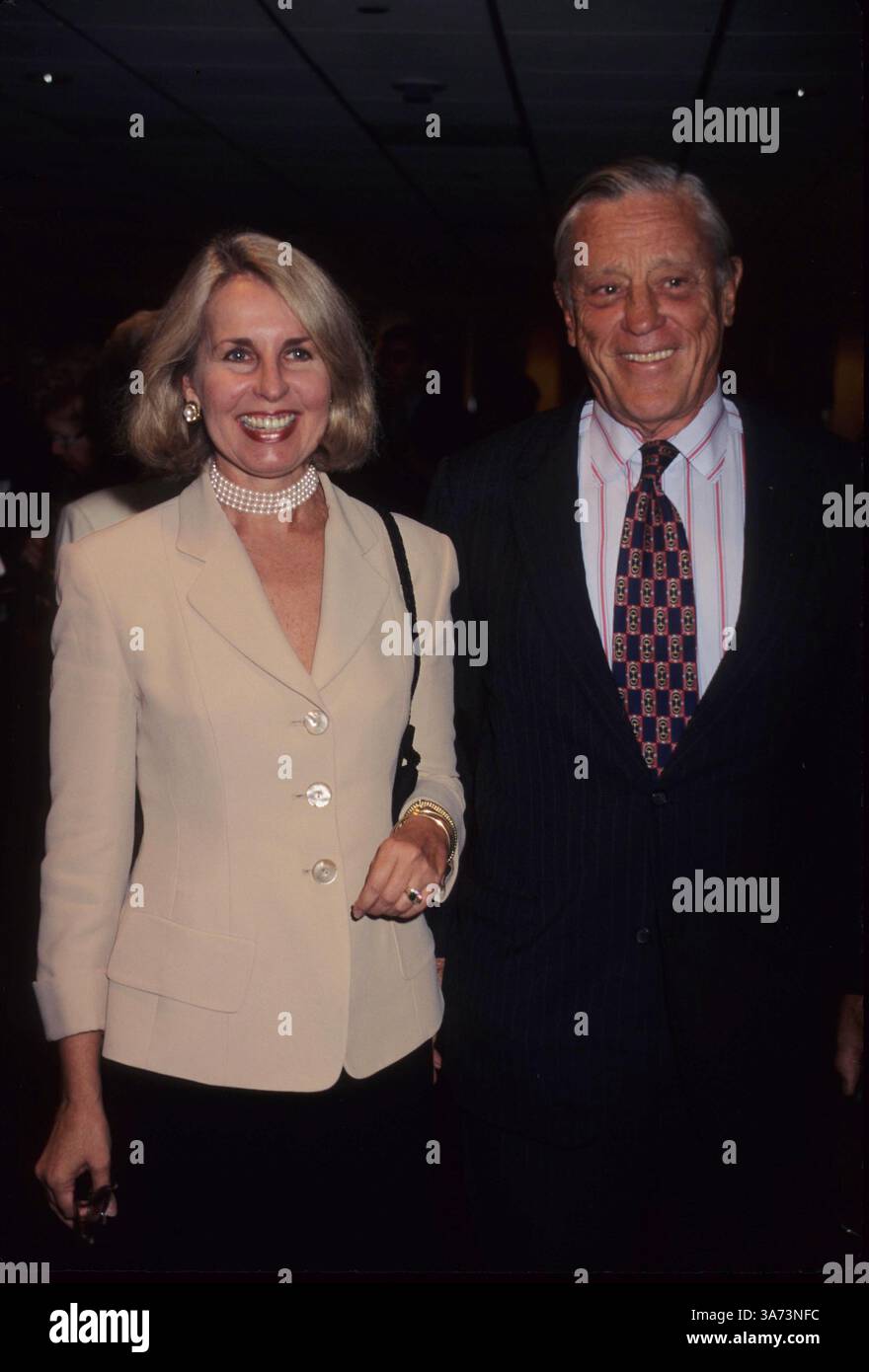 BEN BRADLEE with wife Sally Quinn.An evening with Ted Koppel Tribute at ...