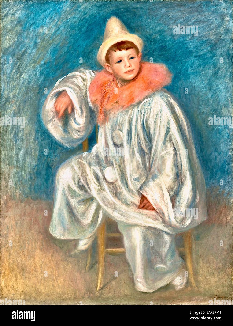 Pierre-Auguste Renoir - The White Pierrot (between 1901 and 1902 Stock ...