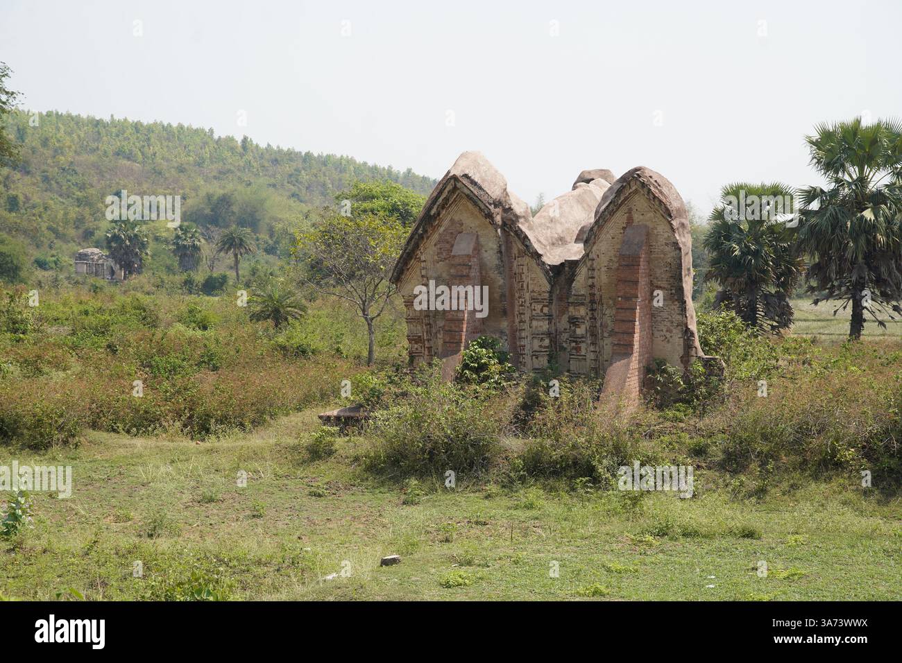 Jor-Bangla temple remains of the Garh Panchakot site. Purulia, West ...