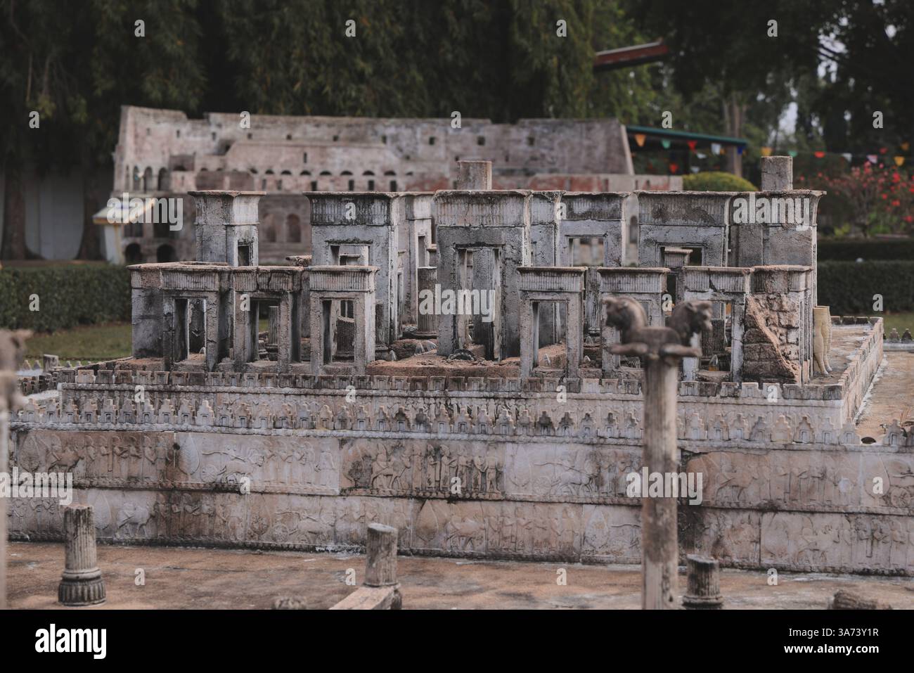 The Ancient Temple Model serves as a captivating showcase of impressive ...