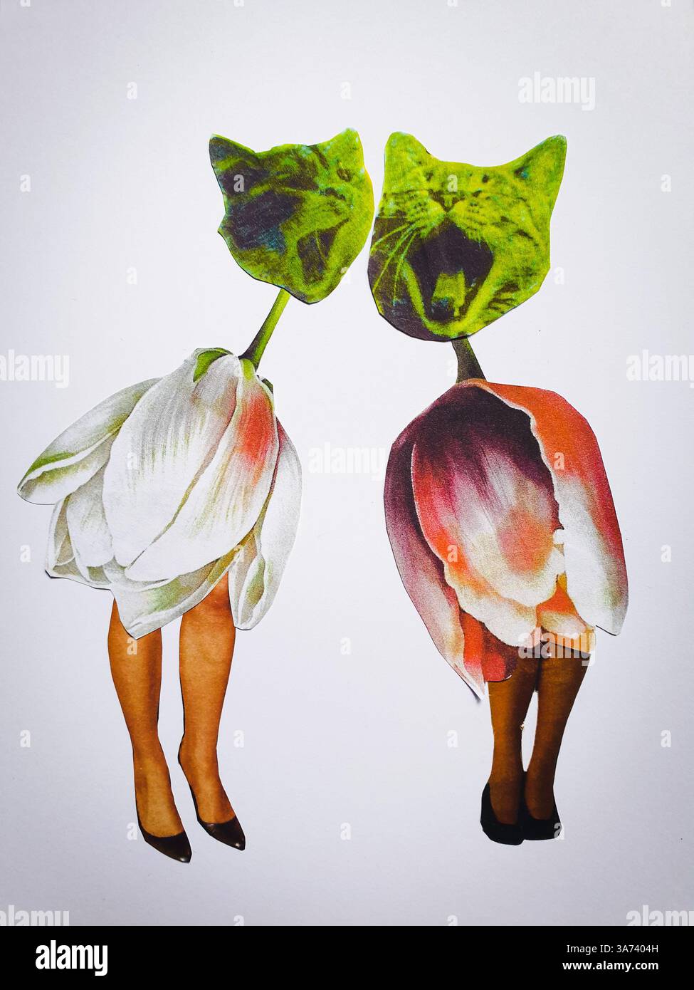 Collage art female body hi-res stock photography and images - Alamy