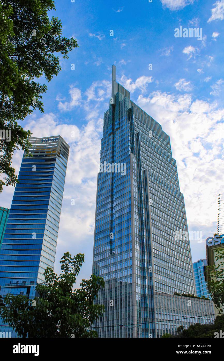 Ho Chi Minh City (ex Saigon), Vietnam. Skyscrapers of District 1 of the ...