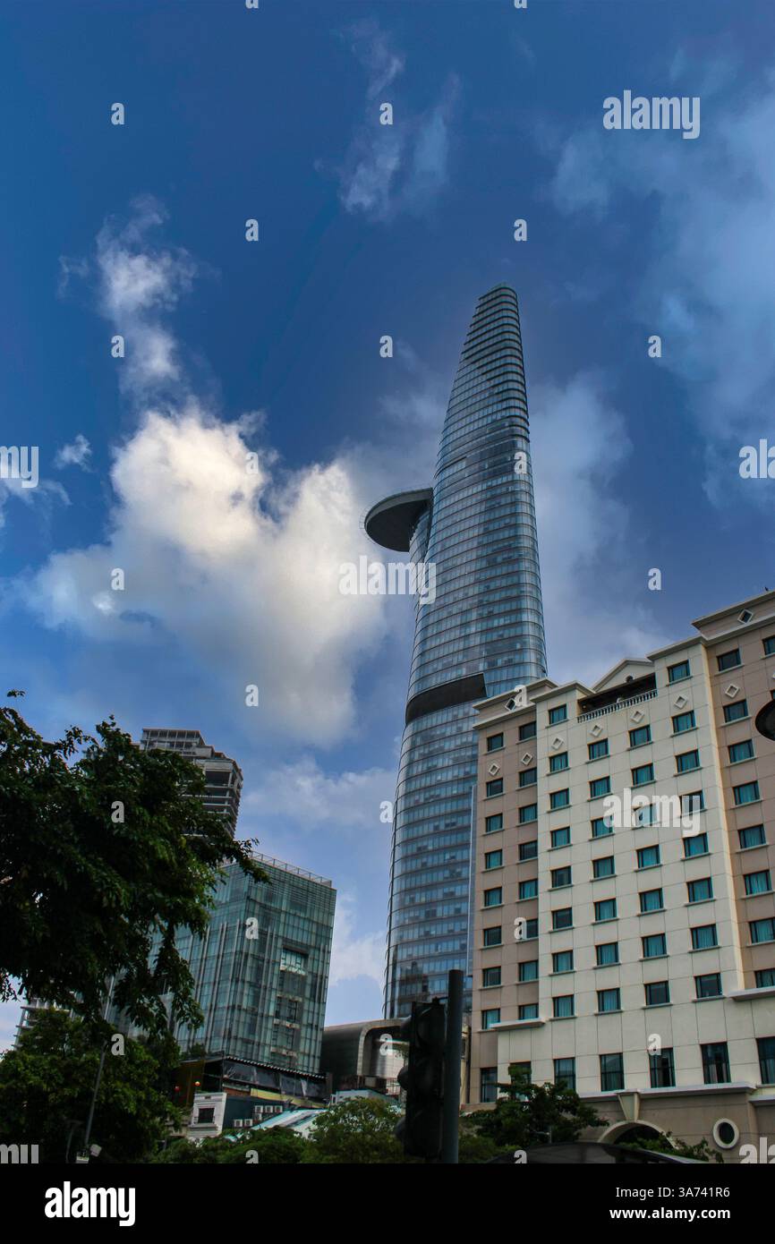 Ho Chi Minh City (ex Saigon), Vietnam. Skyscrapers of District 1 of the ...