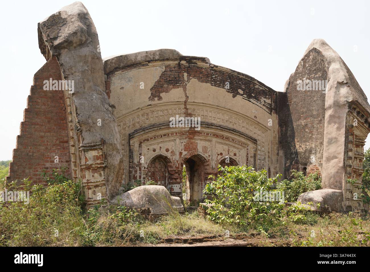Jor-Bangla temple remains of the Garh Panchakot site. Purulia, West ...