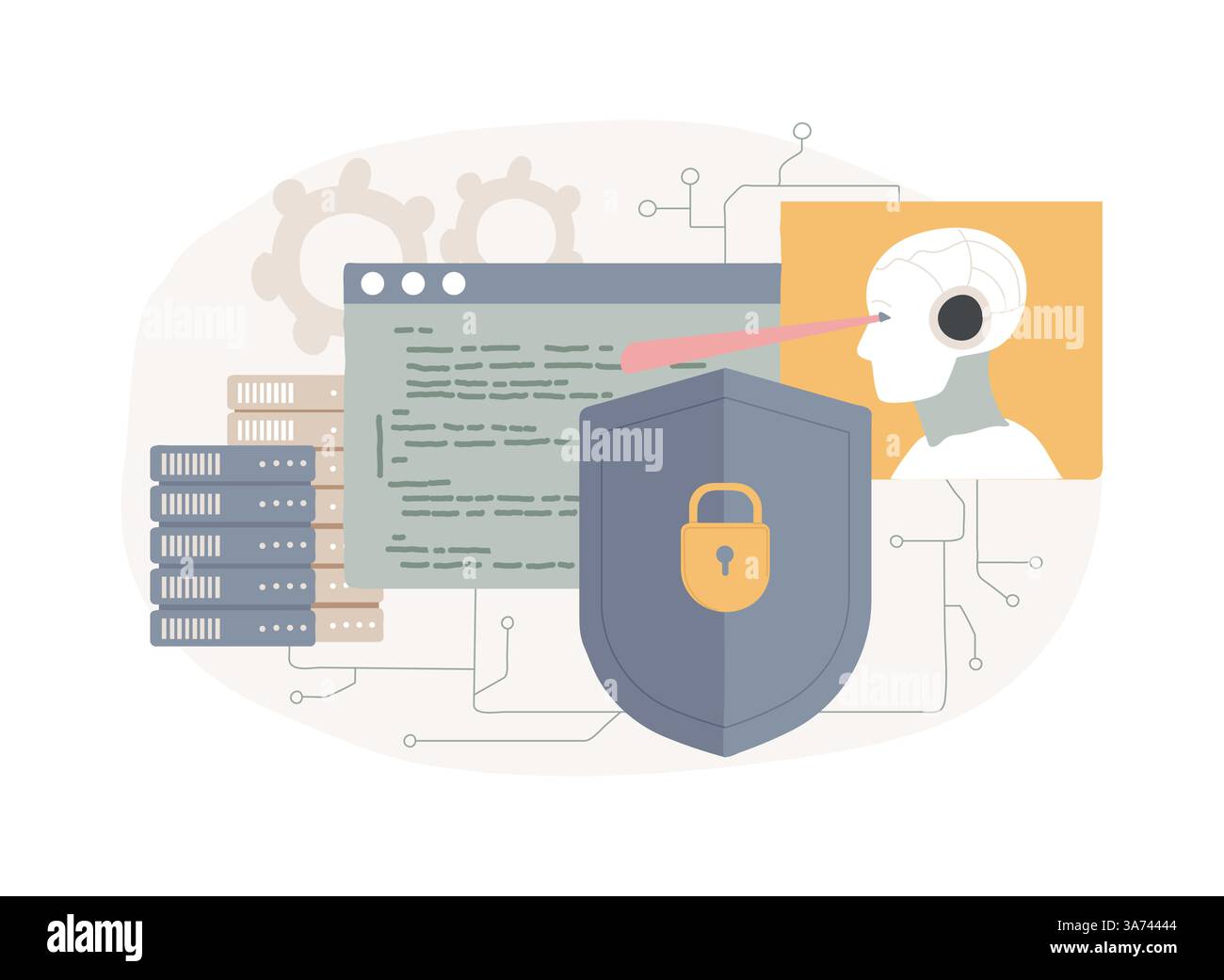 AI-Enhanced Threat Detection abstract concept vector illustration Stock Vector Image & Art - Alamy