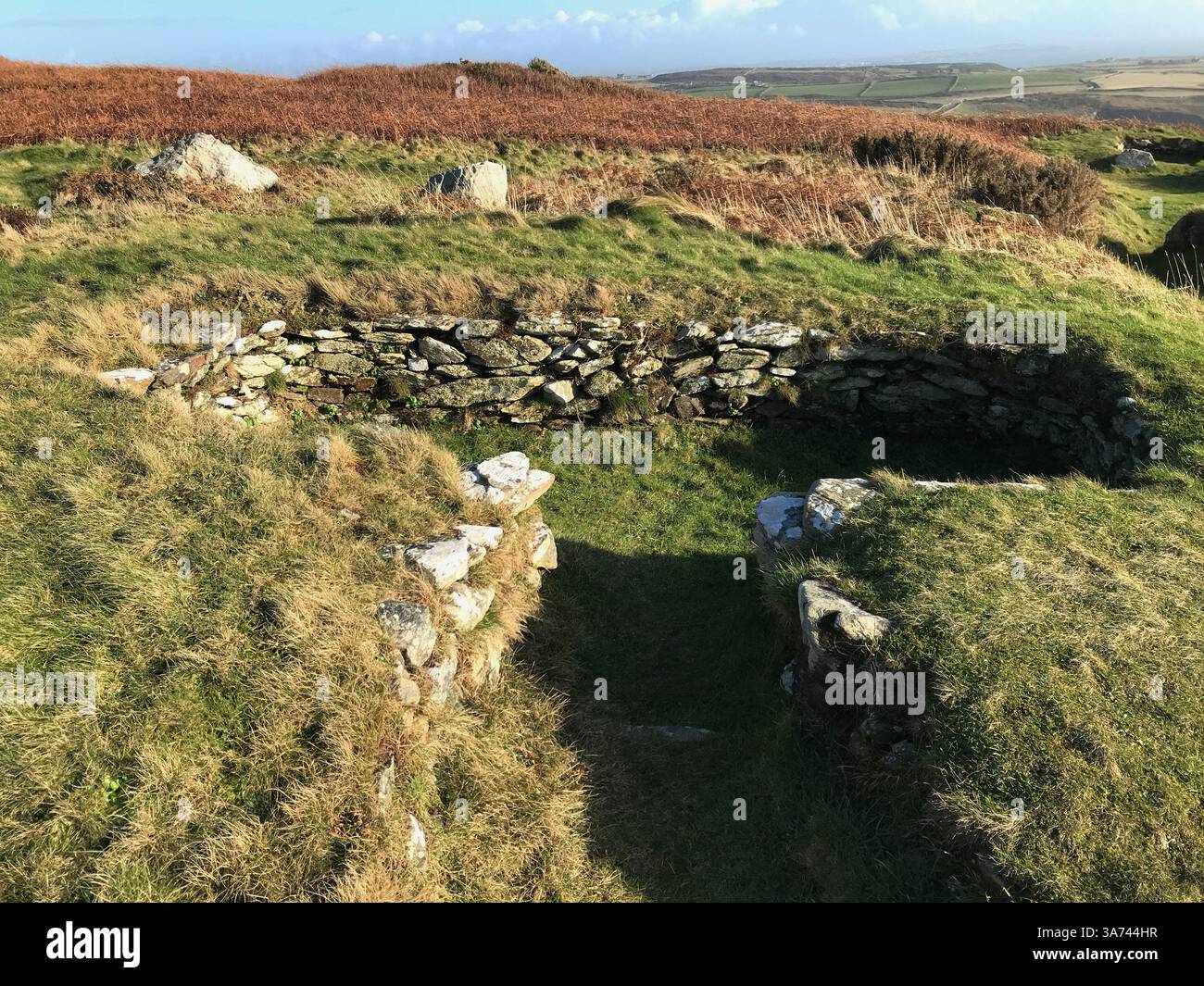 Holyhead Mountain Hut Circles ( Tŷ Mawr or Cytiau'r Gwyddelod, meaning ...