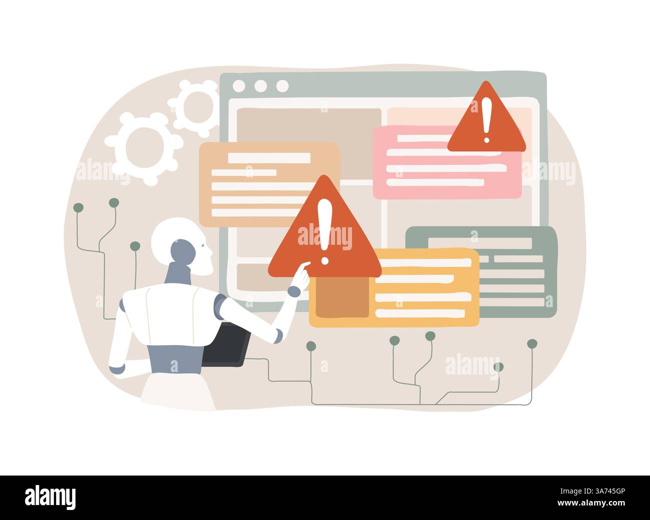 AI-Optimized Incident Response abstract concept vector illustration ...