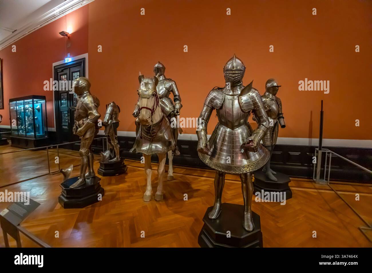 Imperial Armoury of Austria in Vienna. Medieval ages knights armor ...