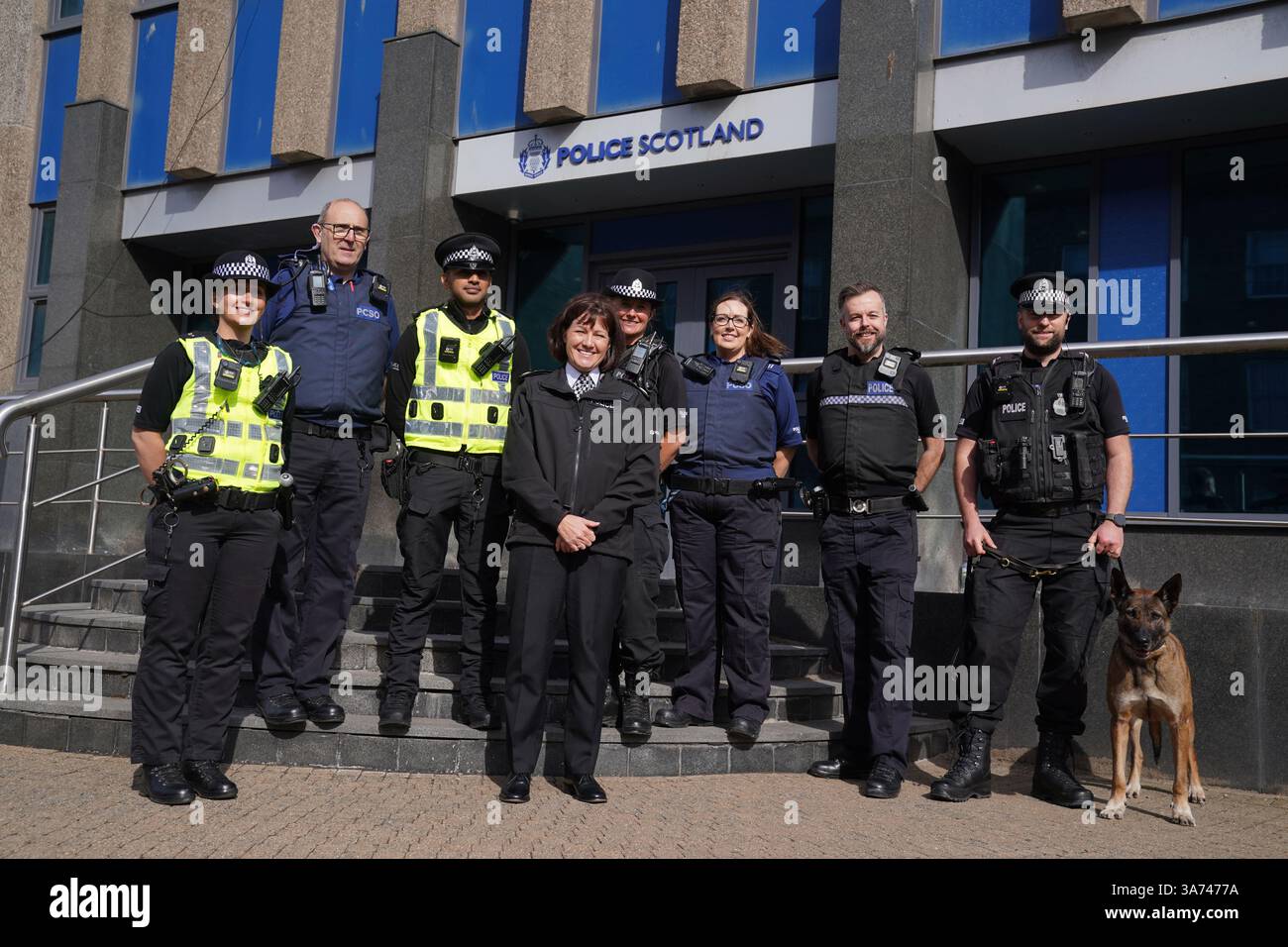 Police Scotlands Chief Constable Jo Farrell during the Police Scotland ...
