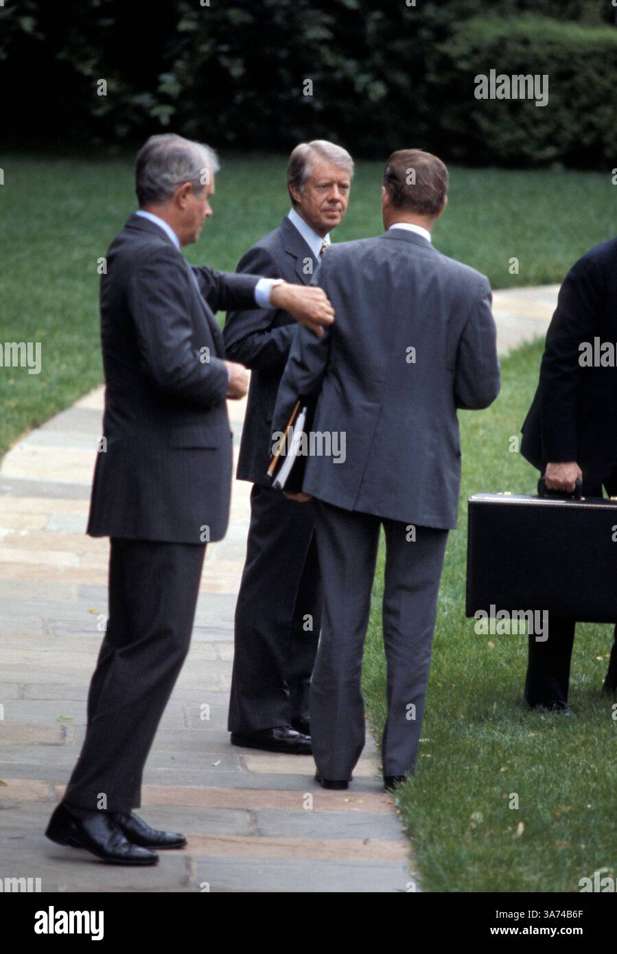 May 30, 1978; Washington, DC, USA; U.S. President Jimmy Carter greets ...