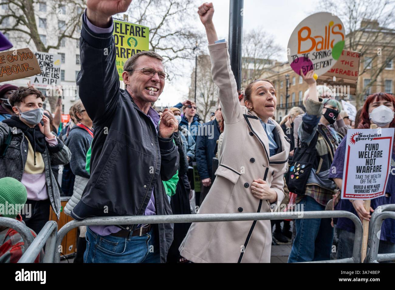 Welfare bill protest 2025 hi-res stock photography and images - Alamy