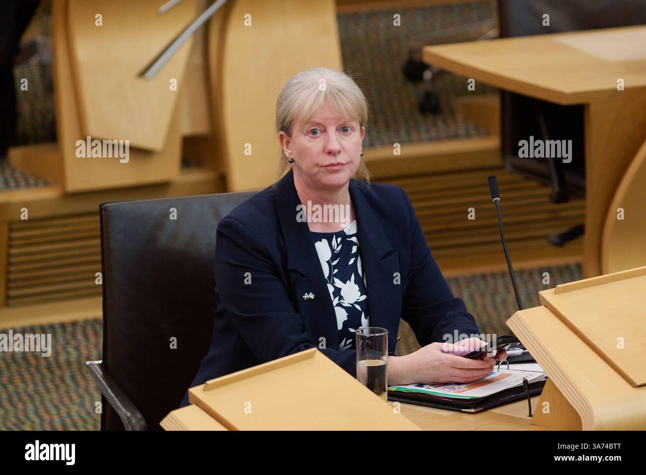 Edinburgh Scotland, UK 26 March 2025. Cabinet Secretary for Finance and ...