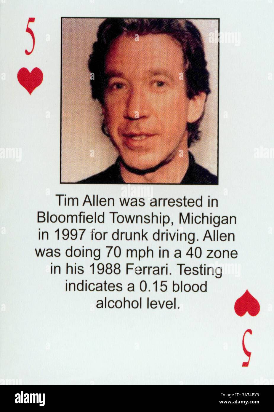 Jun 24, 2004; Hollywood, CA, USA; Photo shows celebrity mug shot ...