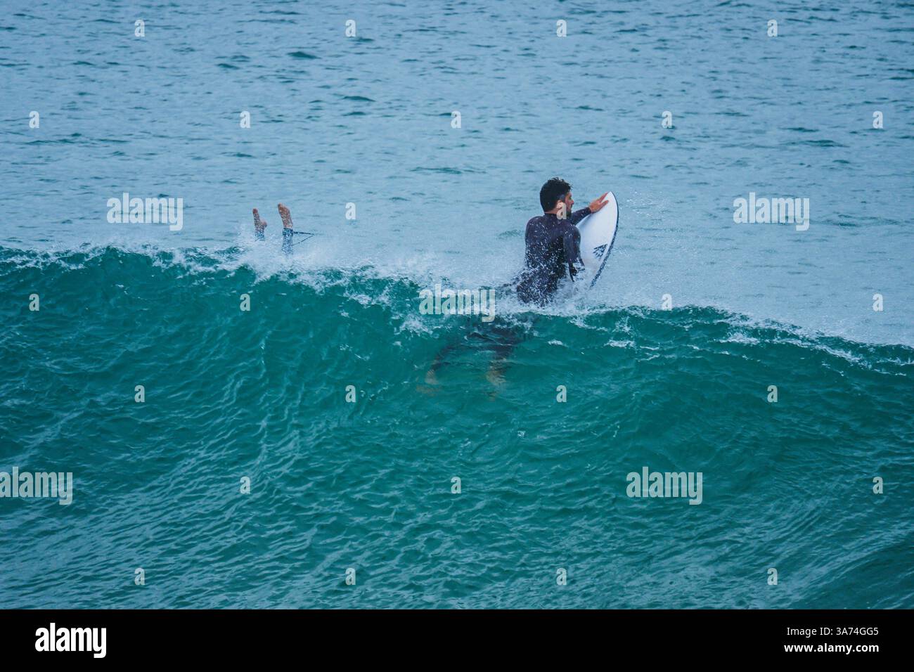 Surfers on supertubos popular hi-res stock photography and images - Alamy