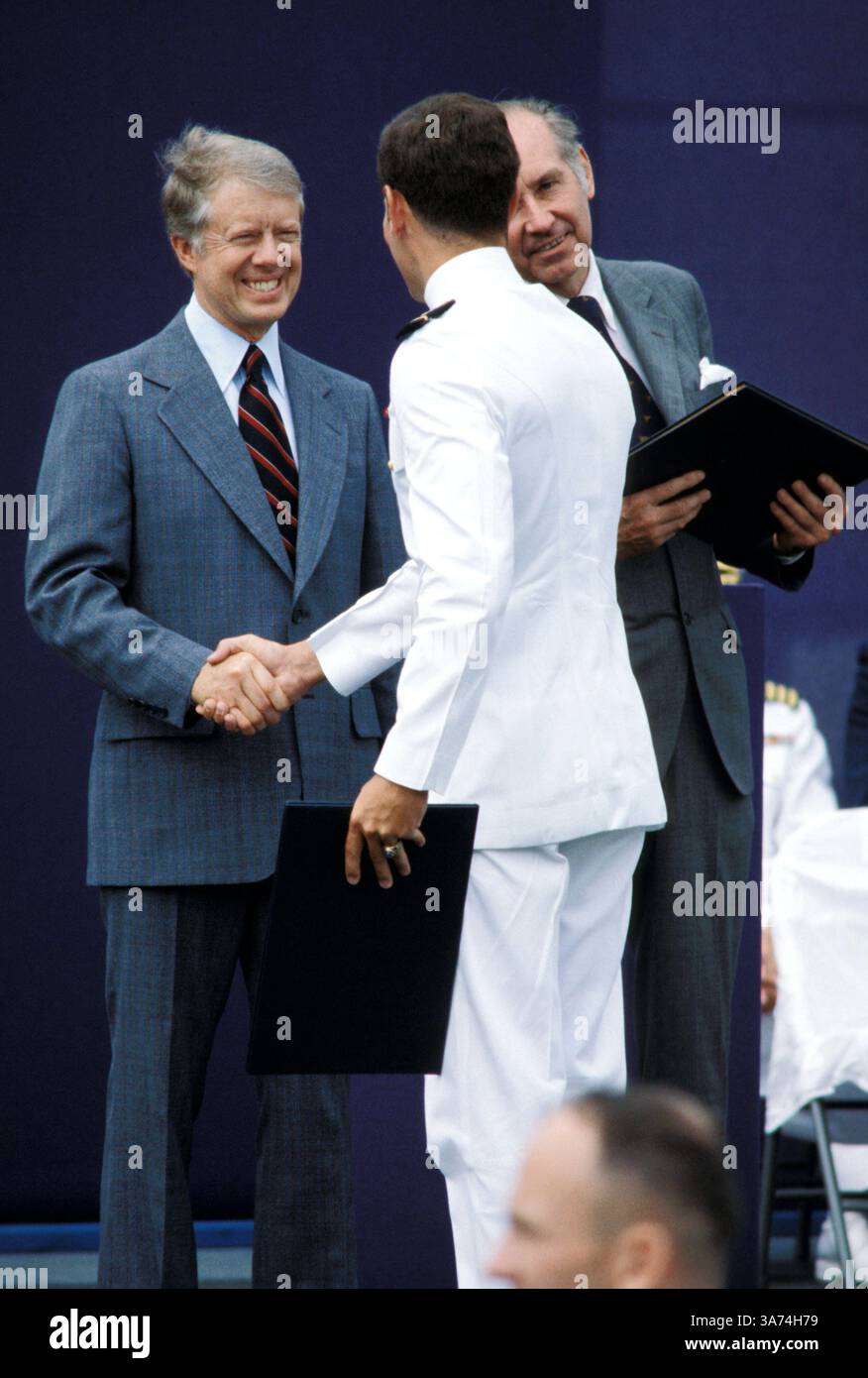 May 02, 1978; Annapolis, MD, USA; US President JIMMY CARTER visits the ...
