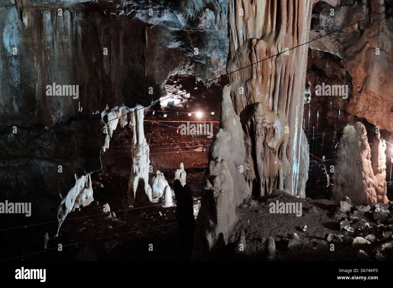 Jan. 28, 2015 - Manot, Israel - A 55,000 year old human skull uncovered ...