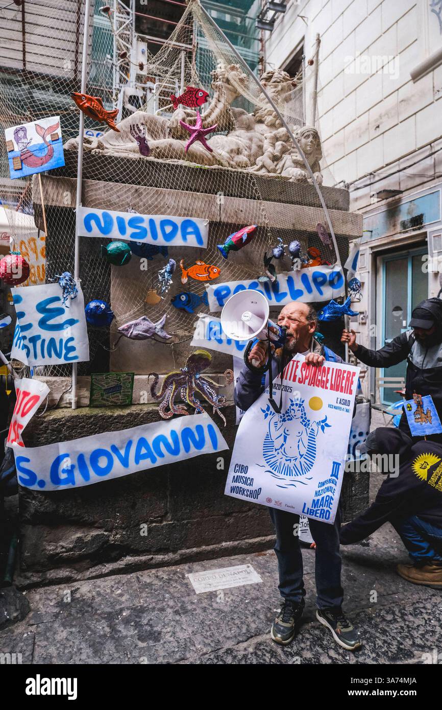 Flash mob, activists Mare Libero Today, March 26, 2025, activists of ...
