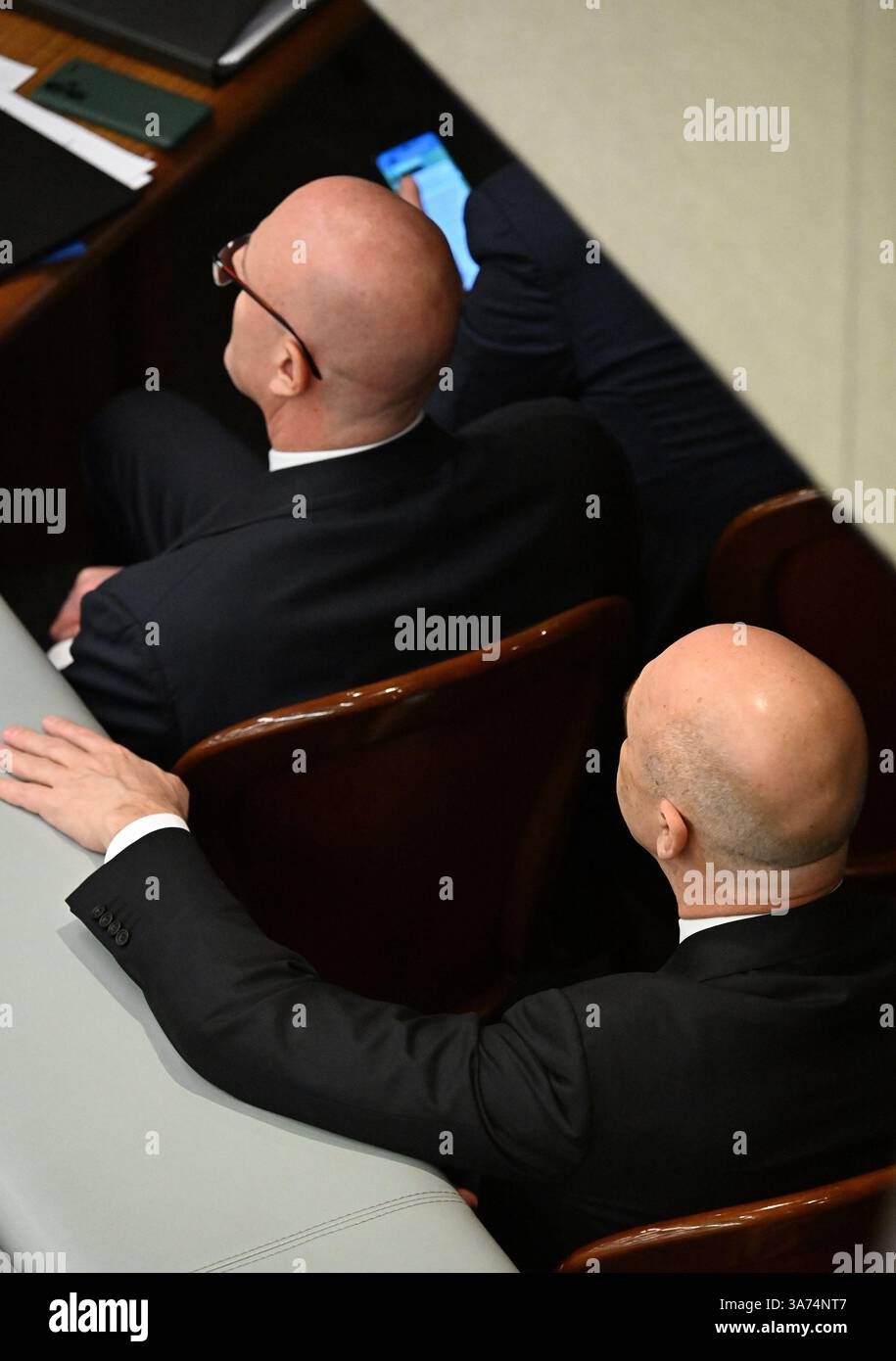 Deputy Prime Minister of Russia Dmitry Chernyshenko (left) and Russian ...