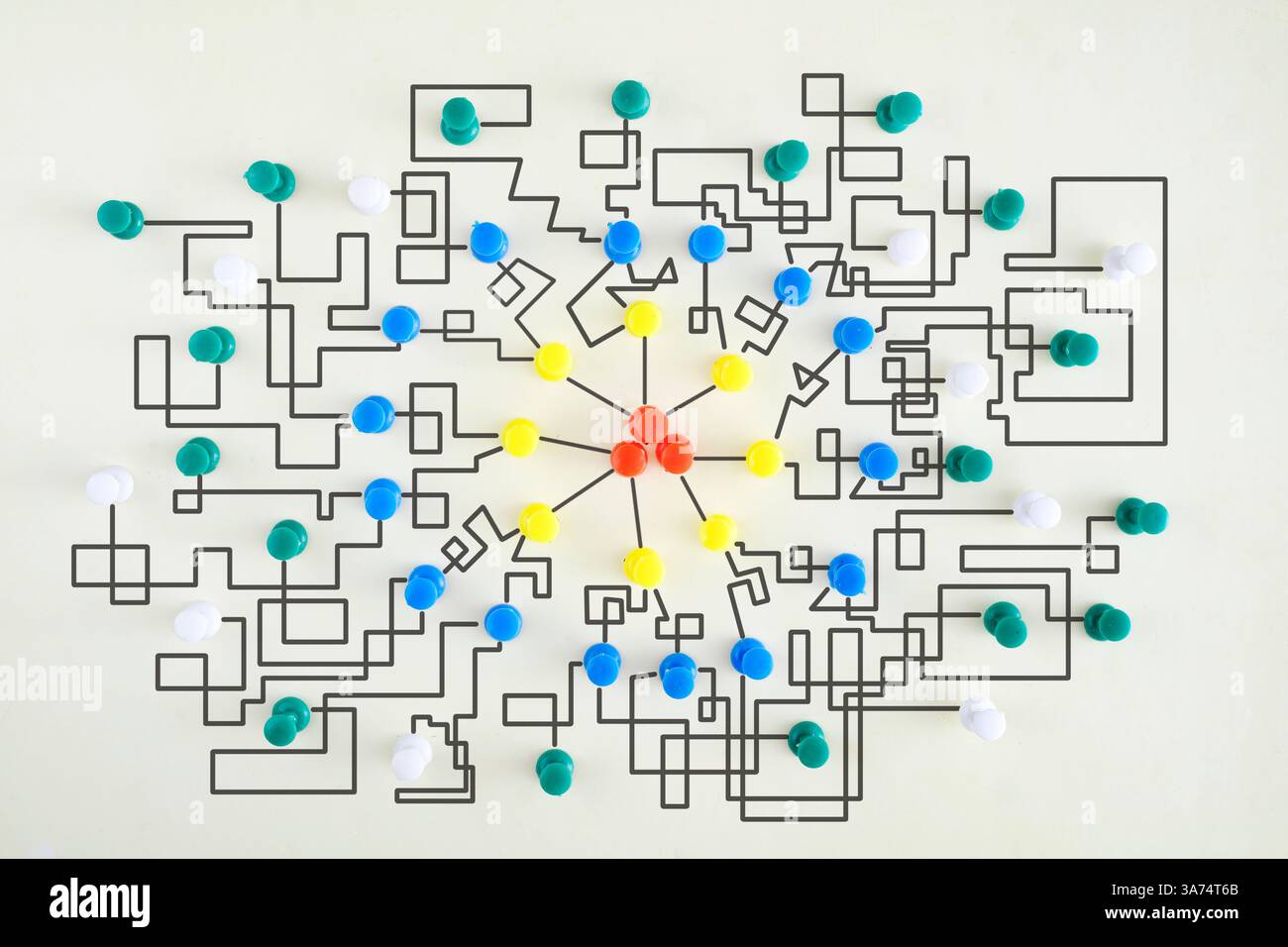 Infographic tree diagram management hi-res stock photography and images ...