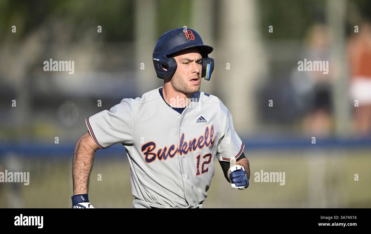 Bucknell's Ryan Facinelli during an NCAA baseball game on Wednesday ...