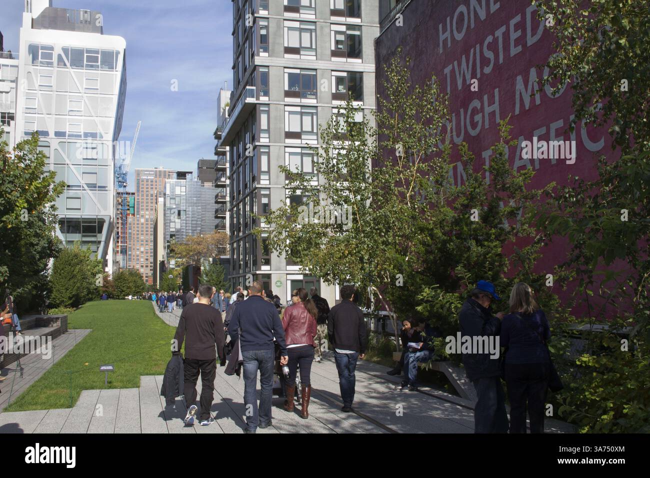 Jan. 1, 2000 - The High Line, an old elevated railroad track turned ...