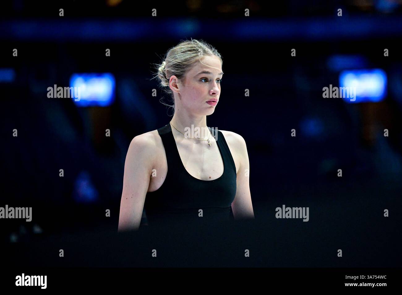 Kimmy REPOND (SUI), during Women Practice, at the ISU World Figure ...