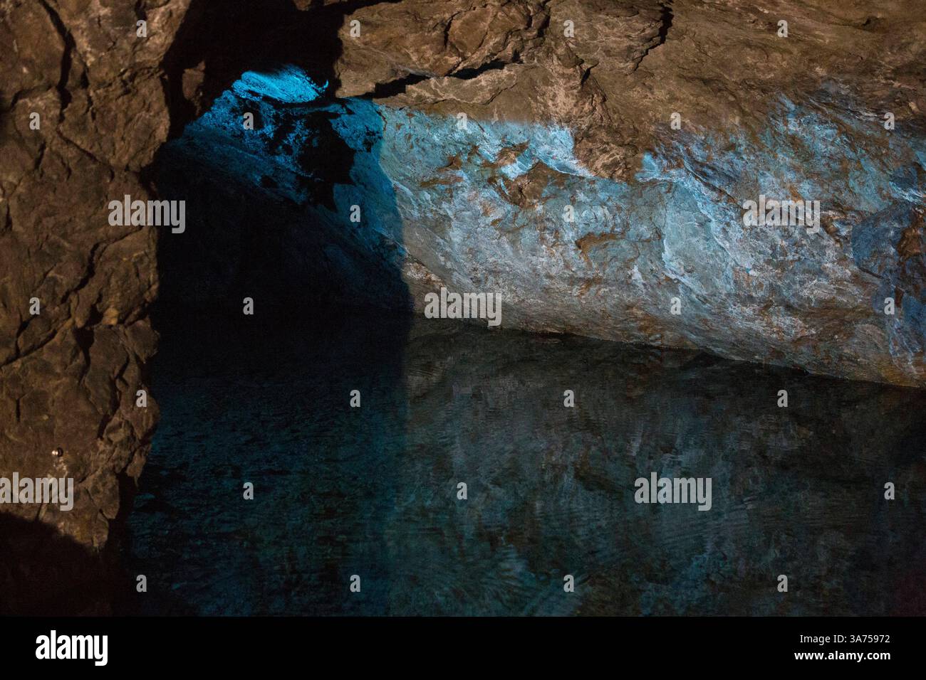 im Schaubergwerk Felsendome Rabenstein, Chemnitz, Sachsen, Deutschland ...