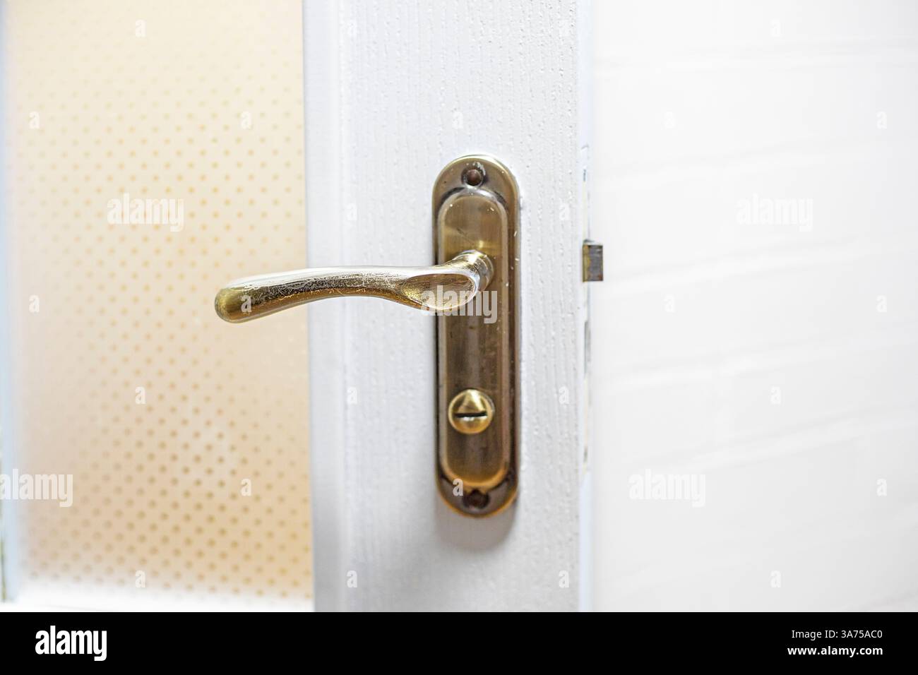 lock on the interior door. reliability and comfort Stock Photo - Alamy