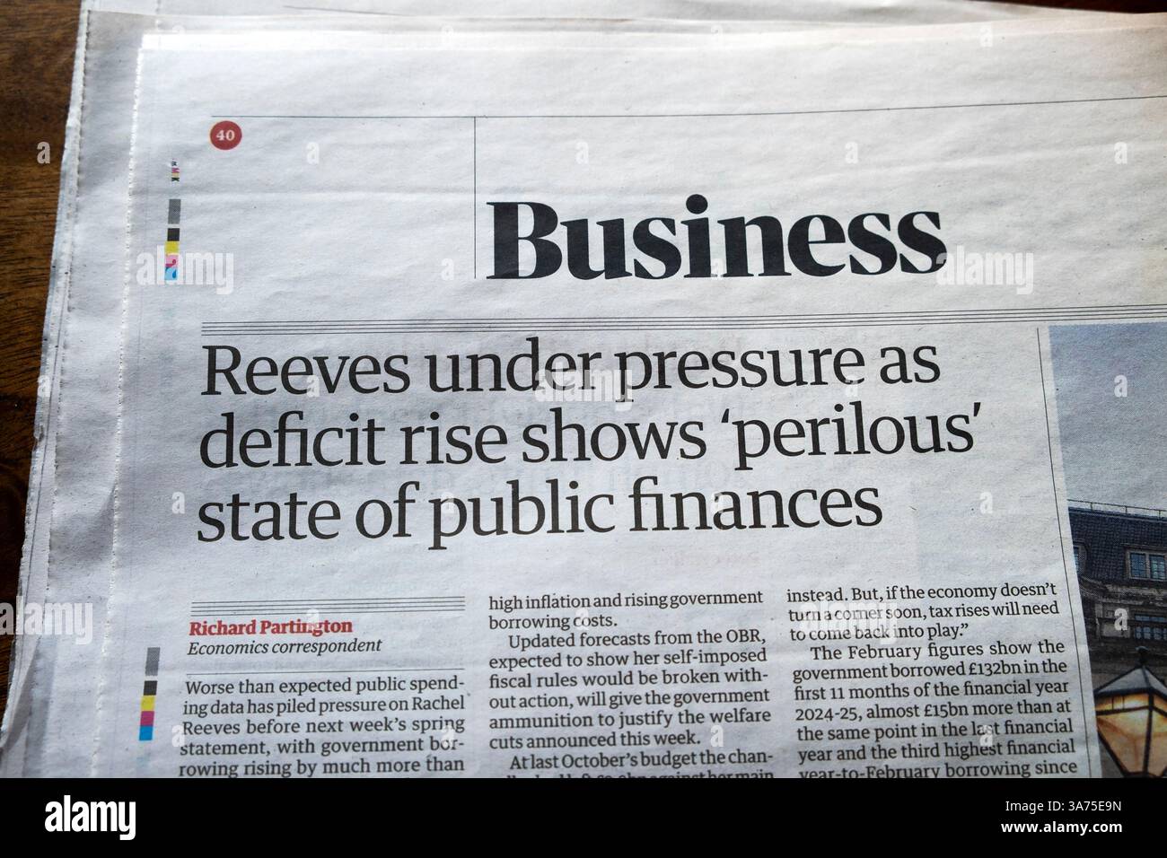 Rachel reeves budget march 2025 hi-res stock photography and images - Alamy