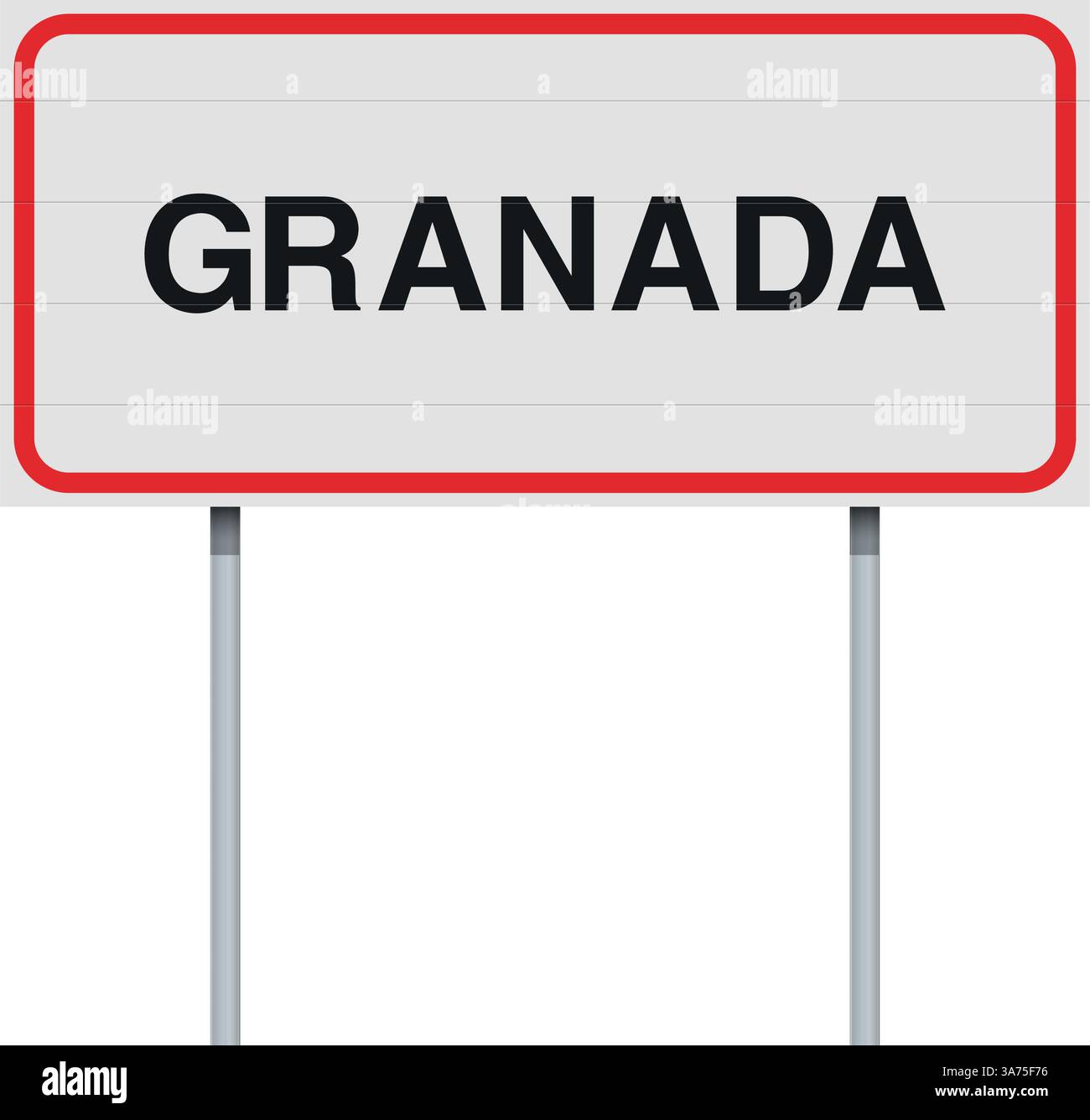 Destination granada Stock Vector Images - Alamy