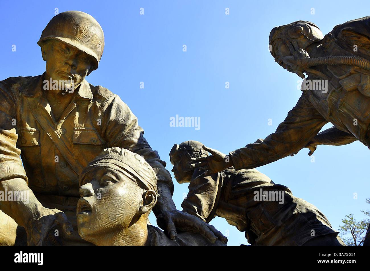 Oct. 17, 2011 - Seoul, South Korea - A detail of The Korean War ...
