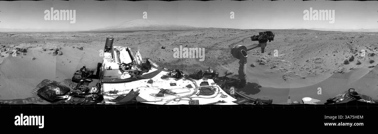 Oct. 17, 2012 - Mars - This 360-degree scene shows the surroundings of ...