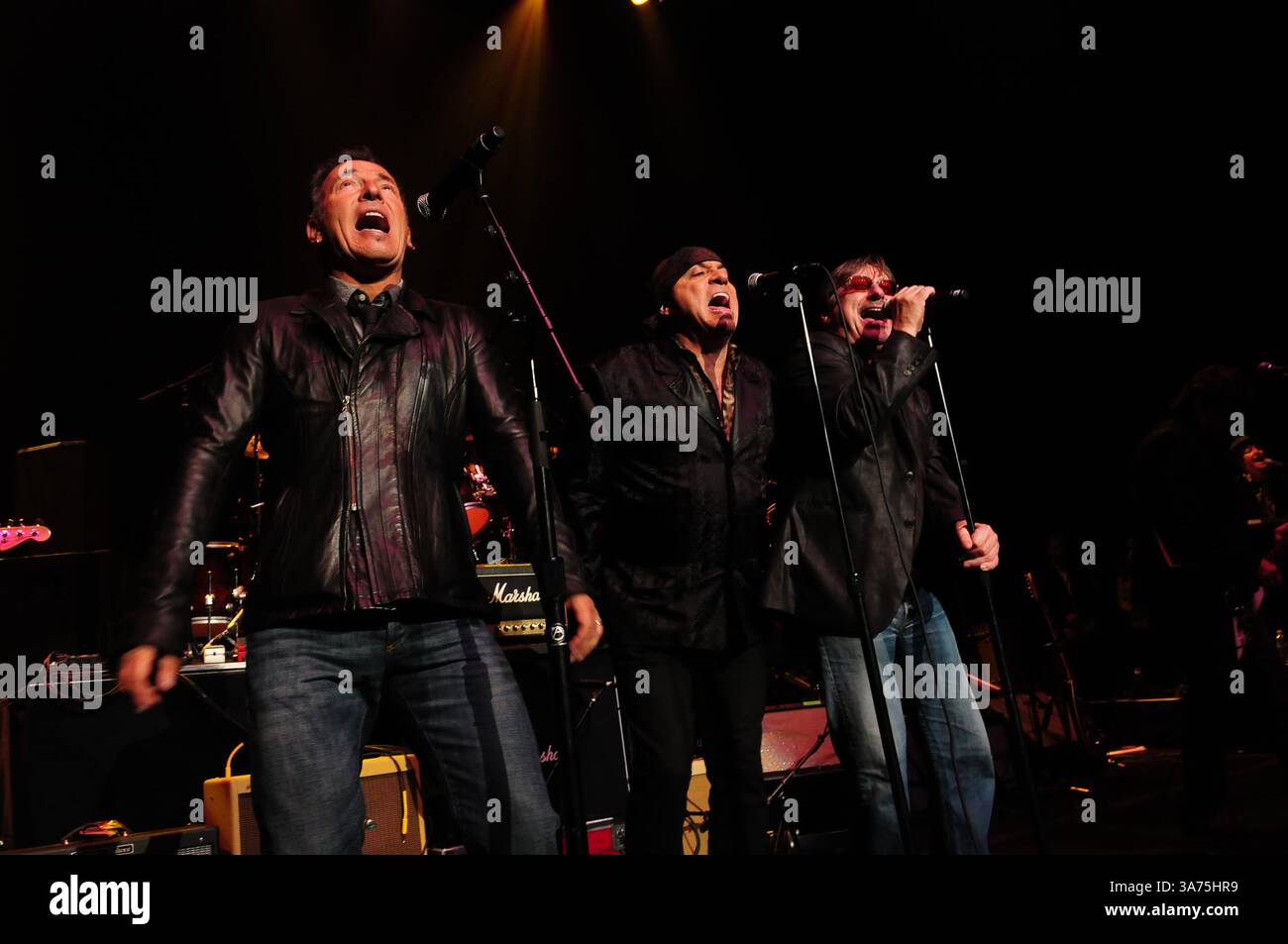 Steve van zandt bruce springsteen southside johnny hi-res stock ...
