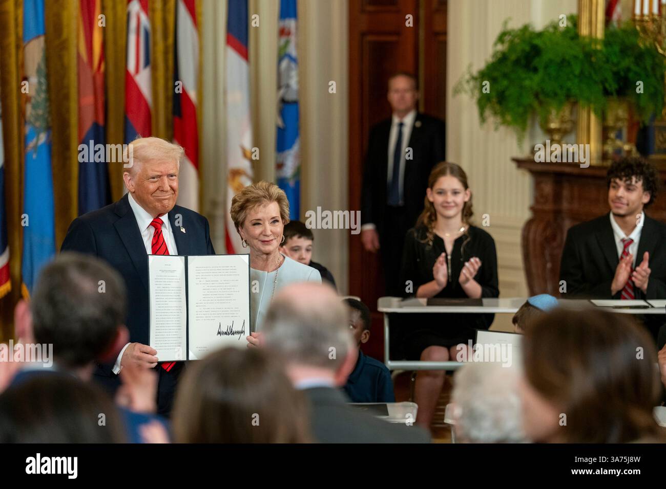 Washington, United States. 20 March, 2025. U.S President Donald Trump ...