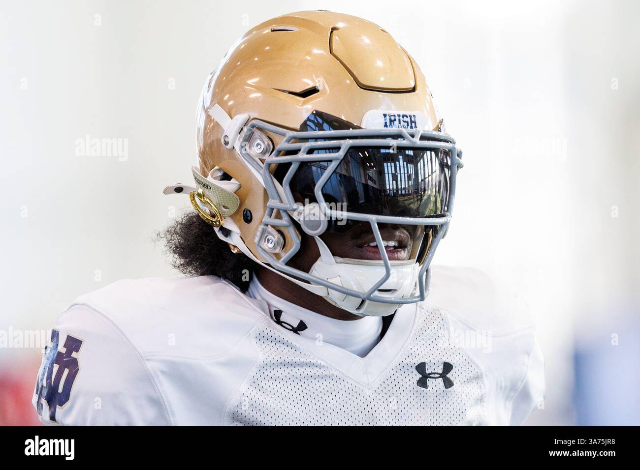March 26, 2025: Notre Dame safety Adon Shuler (8) during the Notre Dame ...