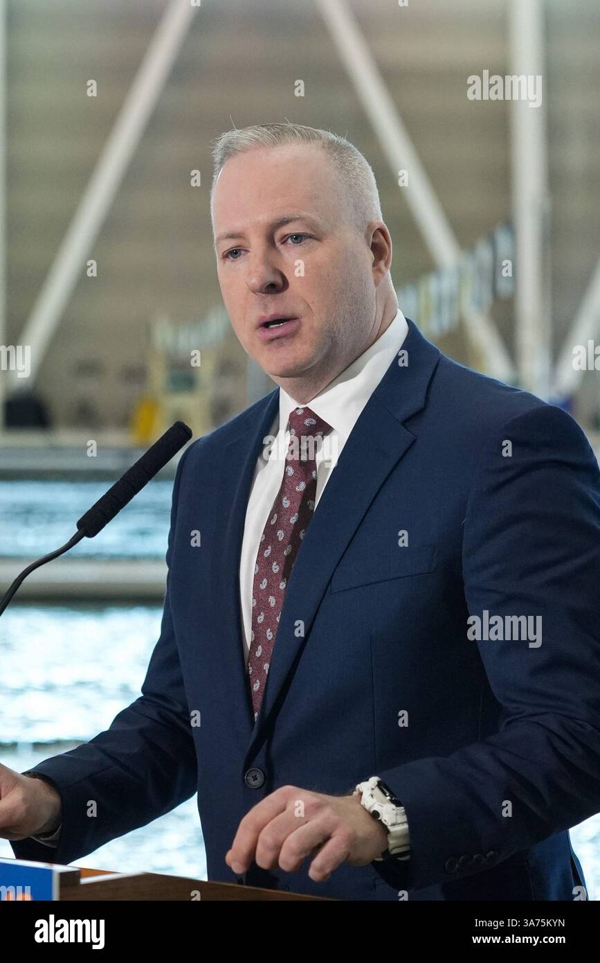 Photo by: Maureen Adarve/STAR MAX/IPx 2025 3/25/25 Deputy Mayor Jeffrey Roth joins Mayor Eric ...