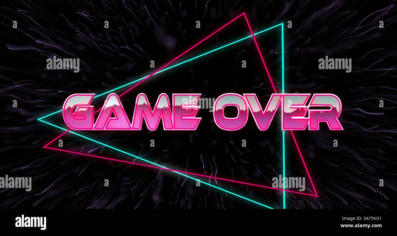 Abstract creative animation triangles metallic hi-res stock photography ...