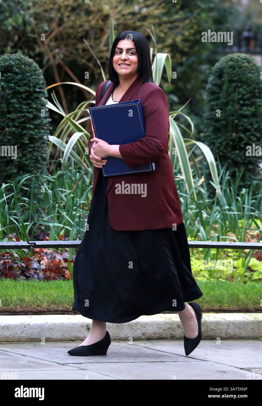 London, UK. 26th Mar, 2025. Britain's Justice Secretary Shabana Mahmood ...