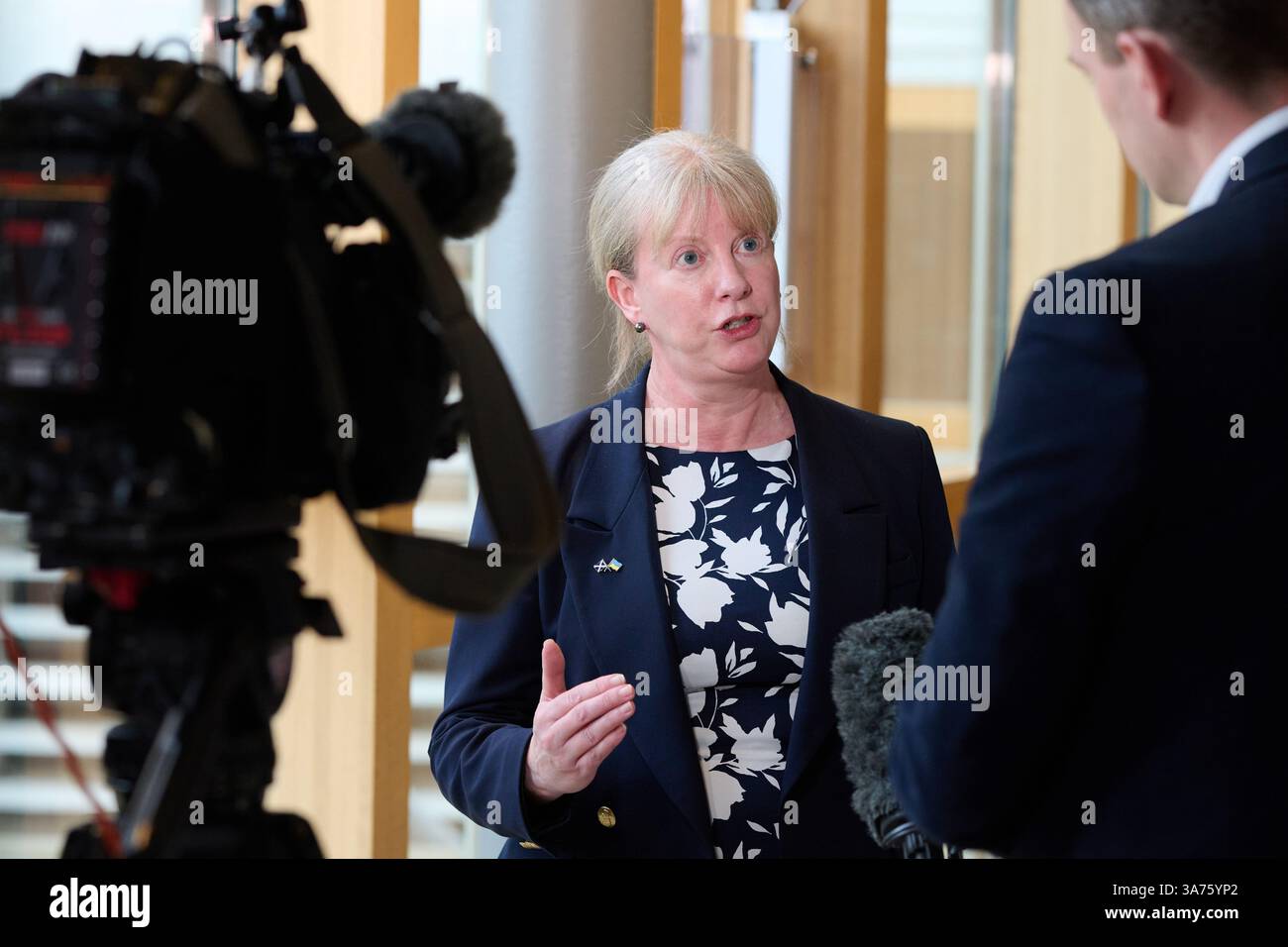Edinburgh Scotland, UK 26 March 2025. Cabinet Secretary for Finance and ...