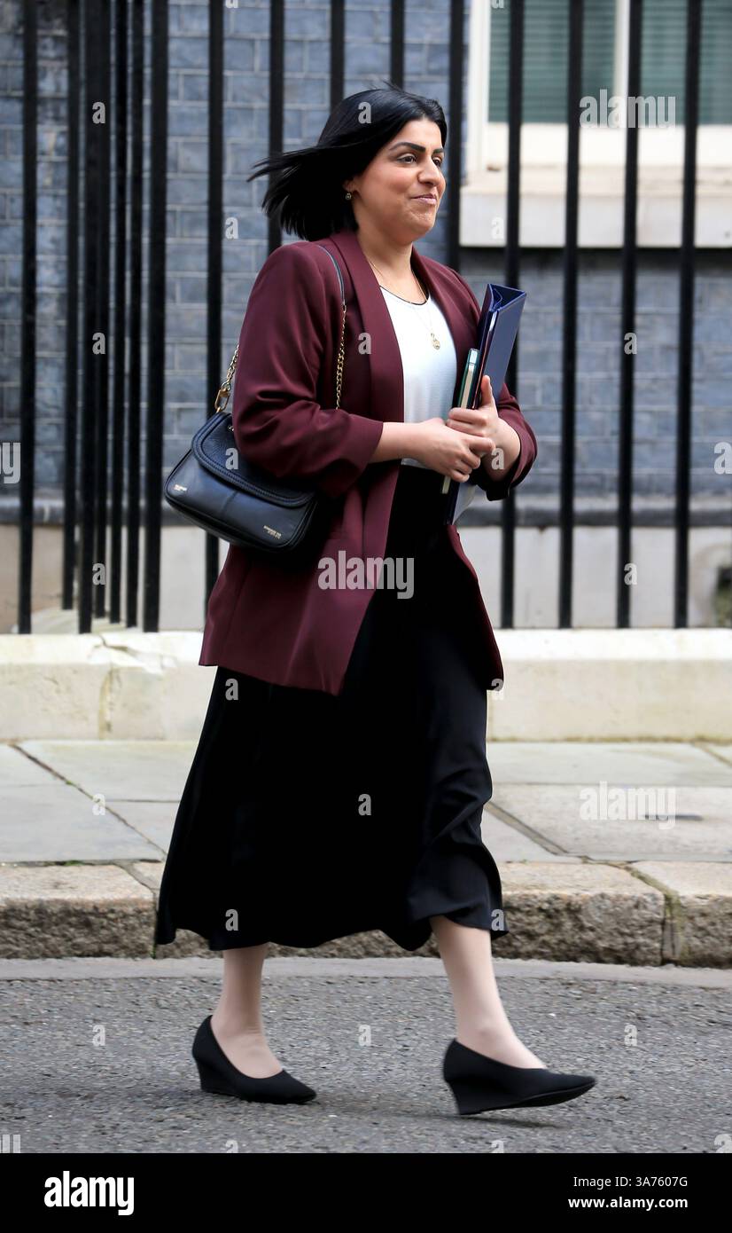London, UK. 26th Mar, 2025. Britain's Justice Secretary Shabana Mahmood ...