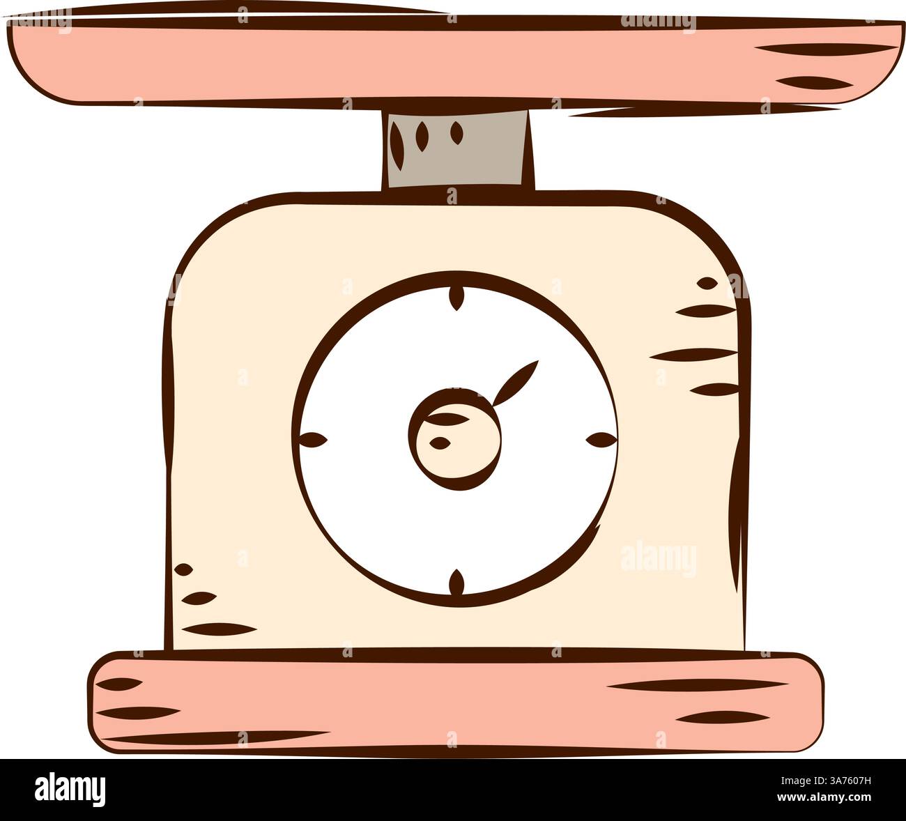 Balance scale cartoon Stock Vector Images - Alamy