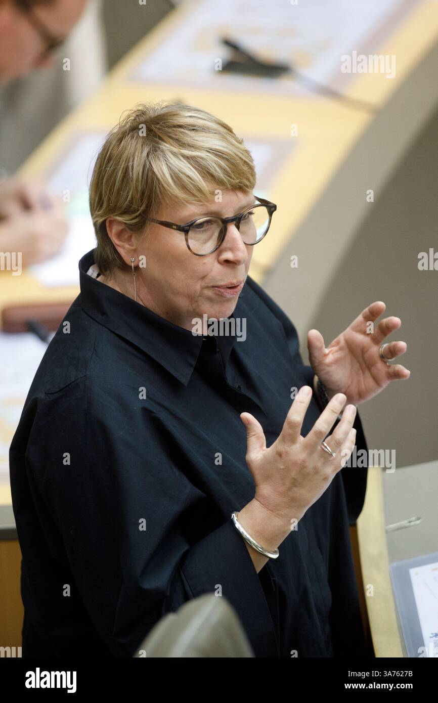 Brussels, Belgium. 26th Mar, 2025. Flemish Minister for Welfare and ...