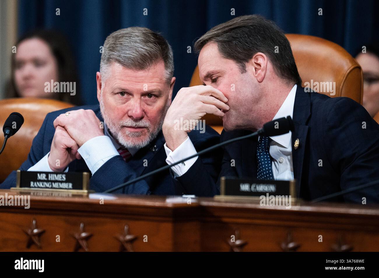 UNITED STATES - MARCH 26: Chairman Rick Crawford, R-Ark., left, and ...