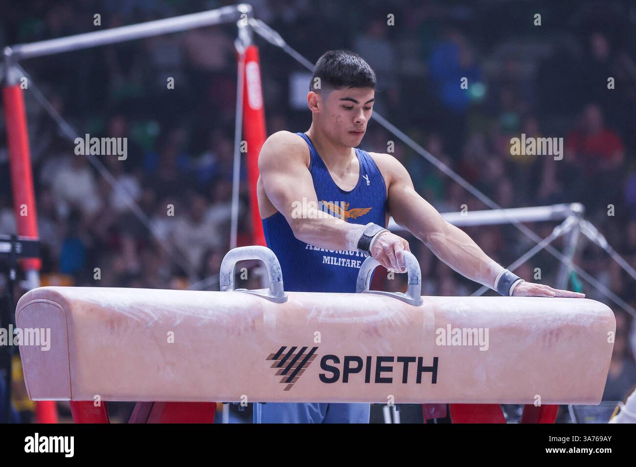 Yumin Abbadini of Areonautica Militare seen during Artistic Gymnastics ...