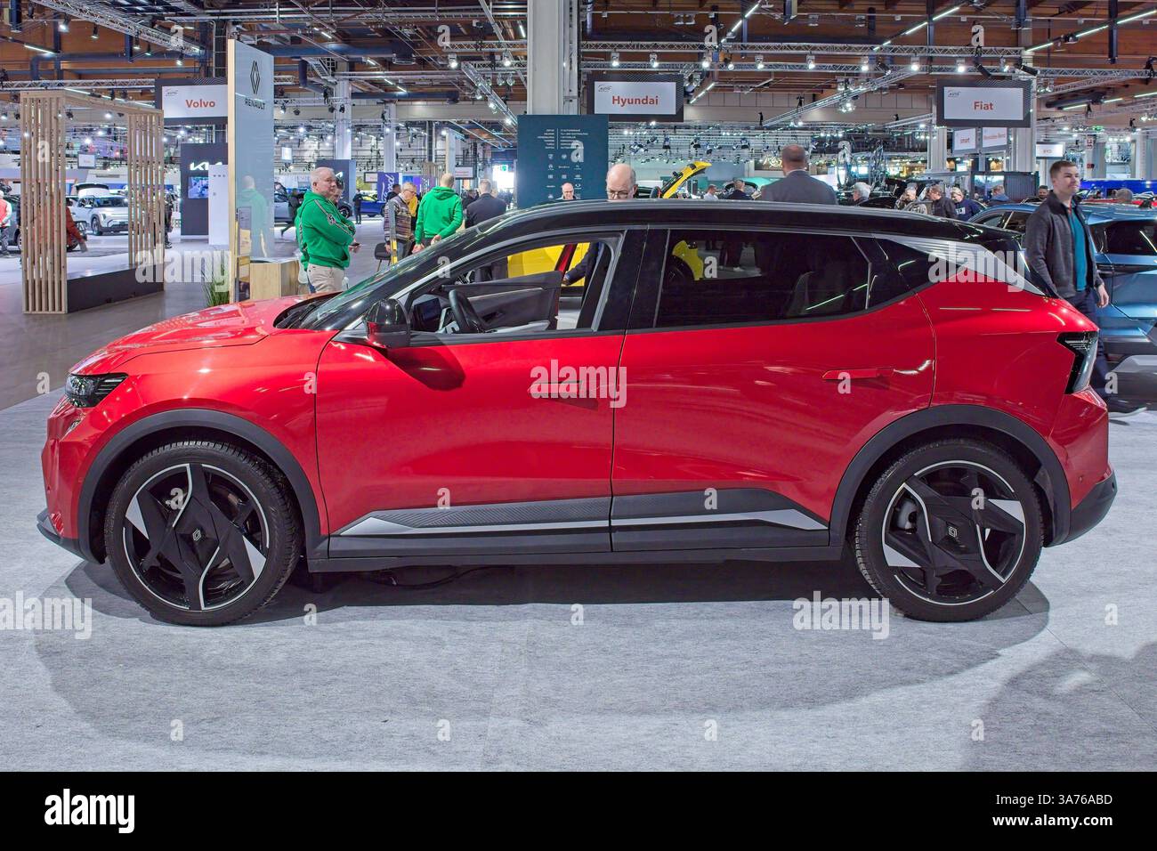 Pasila, Helsinki, Finland – March 14. 2025: Renault Scenic electric car ...