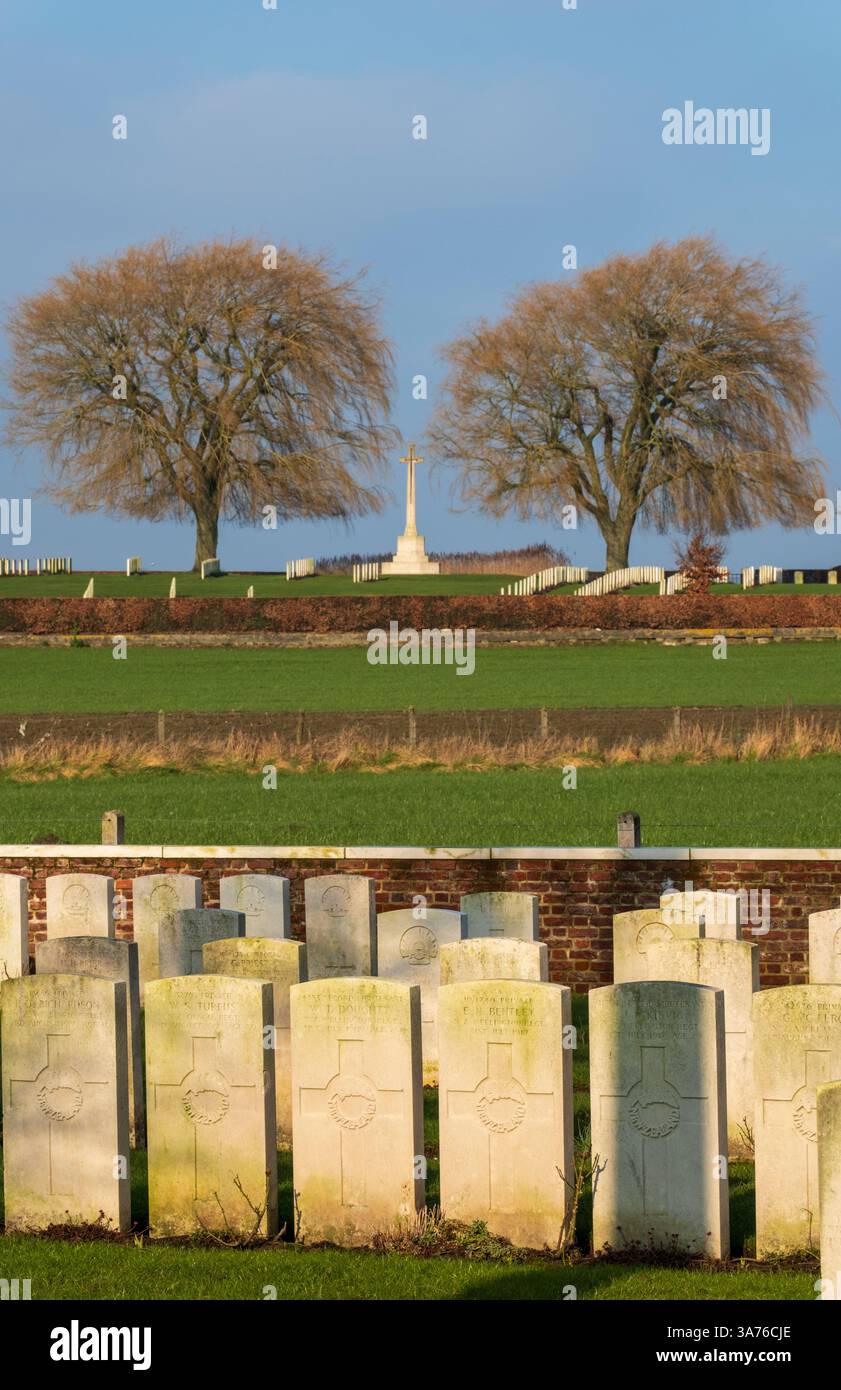 British First World War cemeteries in the Ypres Salient on the Western ...